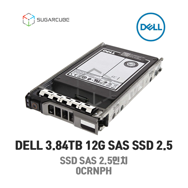 DELL 3.84TB SAS 12G 0CRNPH 서버SSD - SUGARCUBE