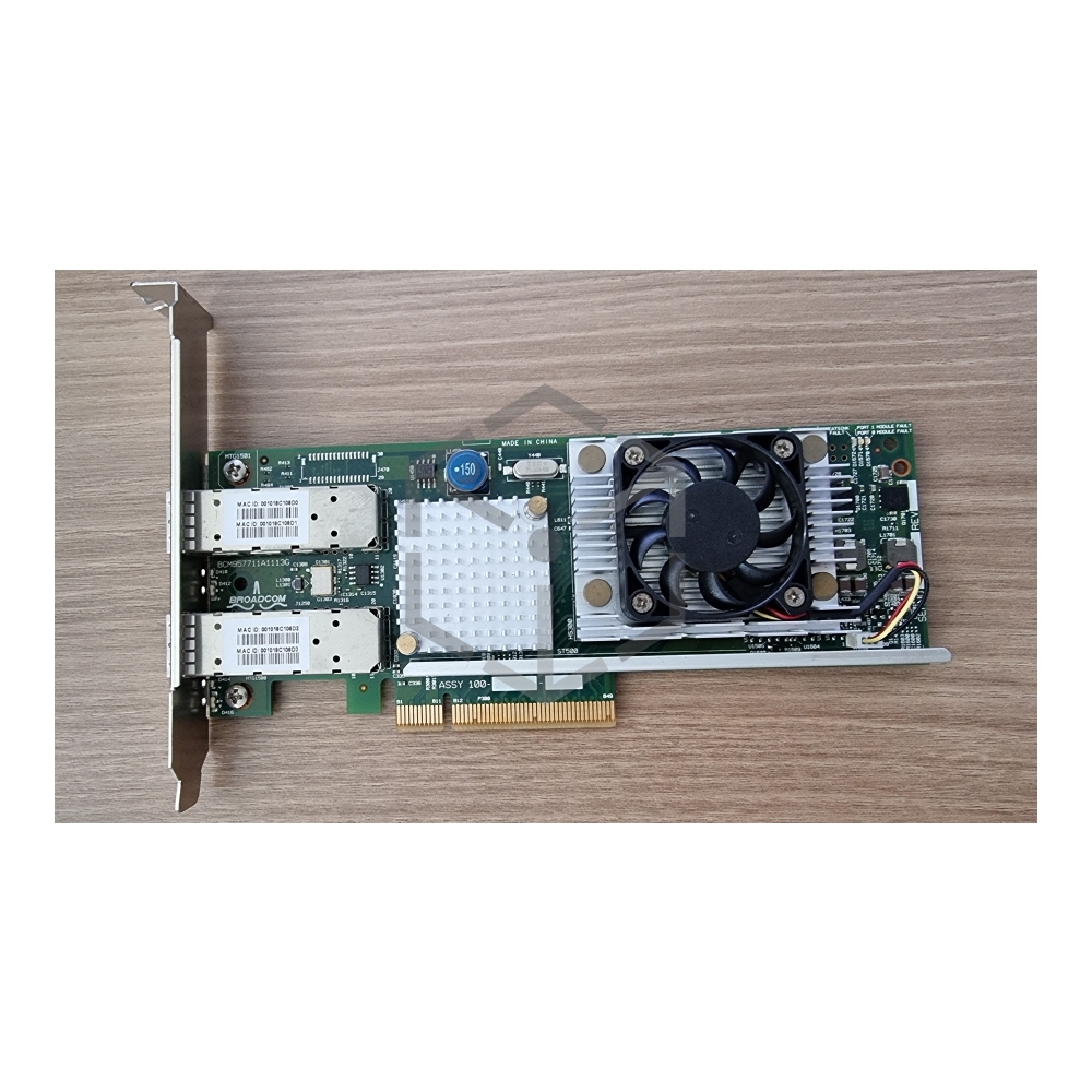 DELL 0KJYD8 Broadcom 10G 광랜카드 NIC Dual Port SFP 5711 PCIe - SUGARCUBE