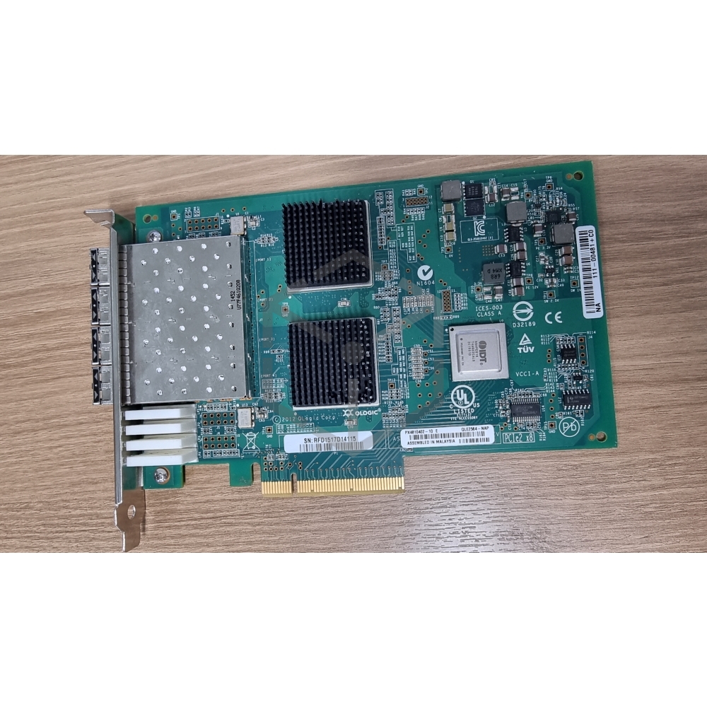 PX4810402-06 QLOGIC QLE2564 8GB QUAD PORT FC HBA ADAPTER - SUGARCUBE